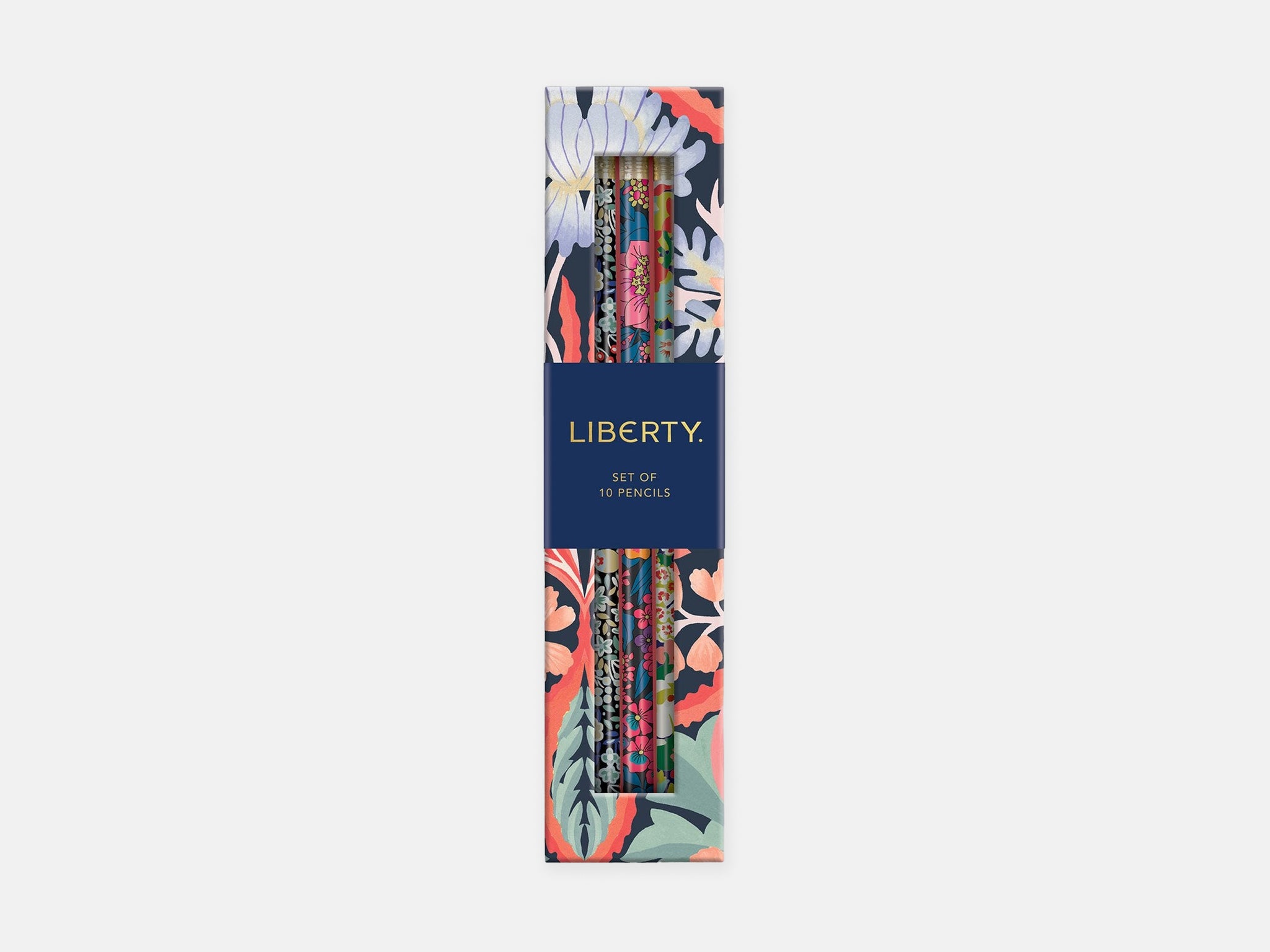 Liberty Floral Pencil Set | Liberty Print Pencils | Holme & Moss