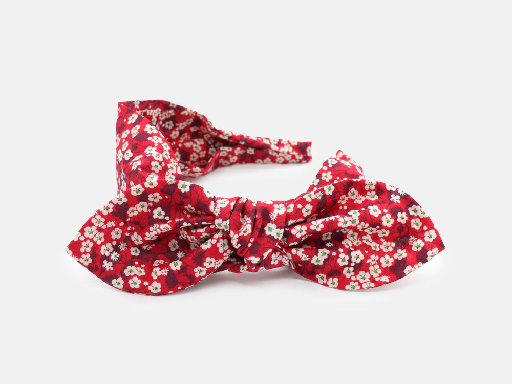 Women's Side Bow Headband - Liberty Mitsi Valeria Print | Holme & Moss